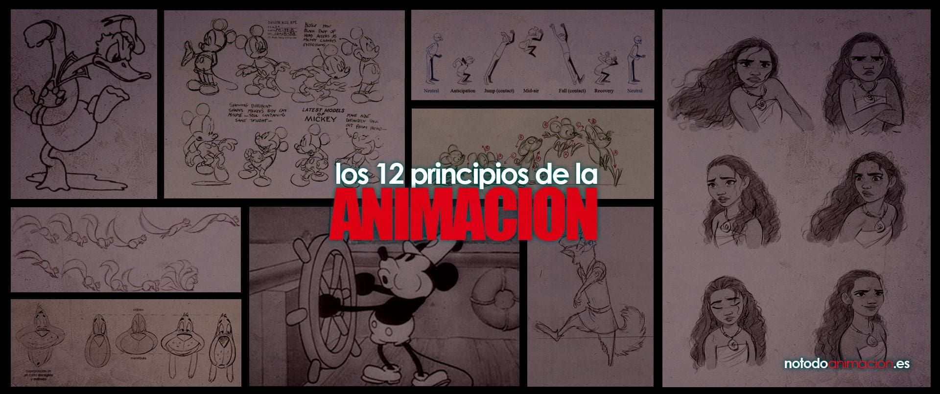 Los 12 principios de la Animación ️ PDF + CURSO GRATIS