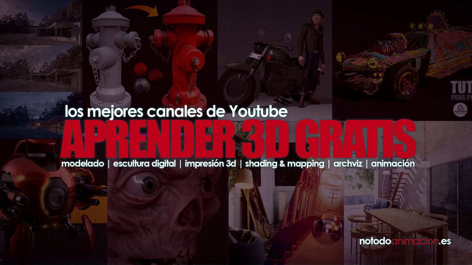 Tutoriales de Animación 2D y 3D ️ En Español | Notodoanimacion