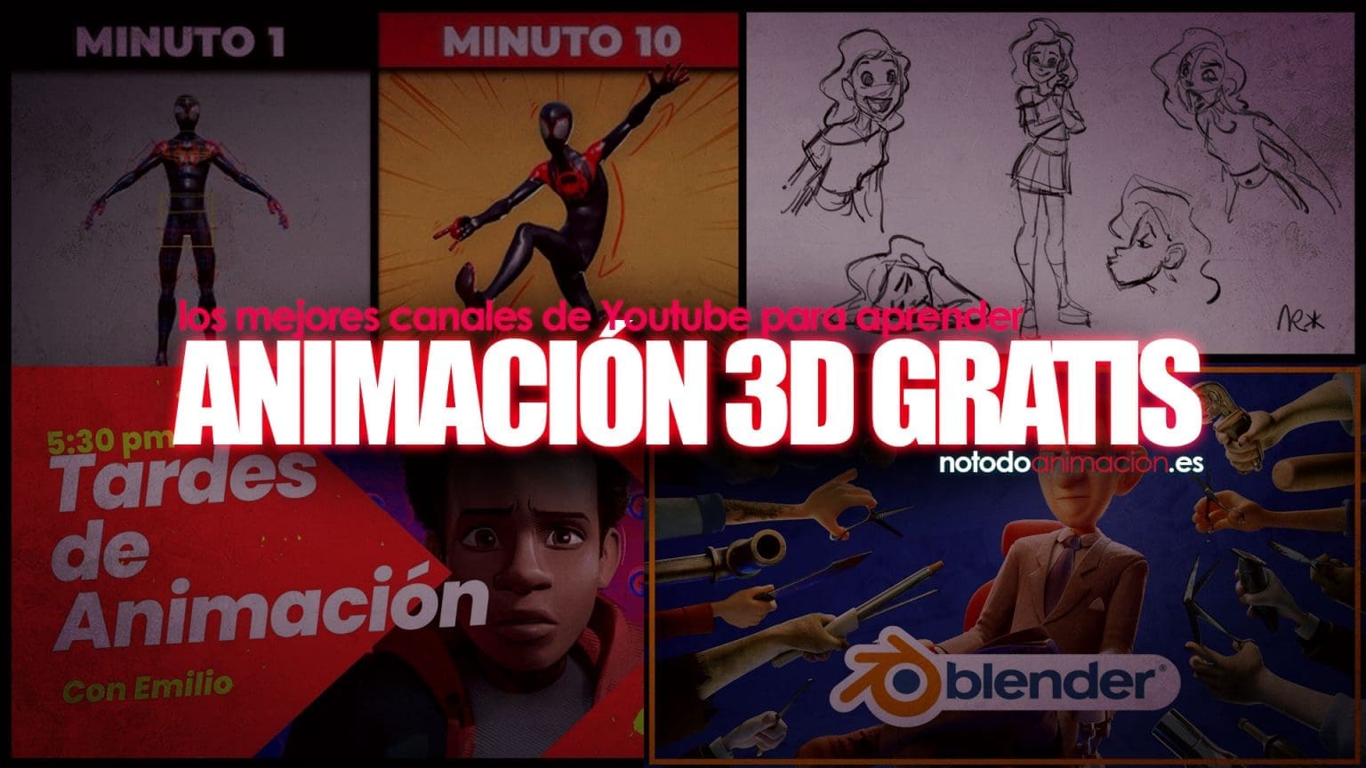 Tutoriales de Animación 2D y 3D ️ En Español | Notodoanimacion